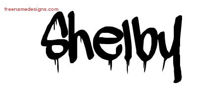 Graffiti Name Tattoo Designs Shelby Free Lettering - Free Name Designs