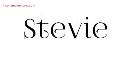 Vintage Name Tattoo Designs Stevie Free Printout - Free Name Designs