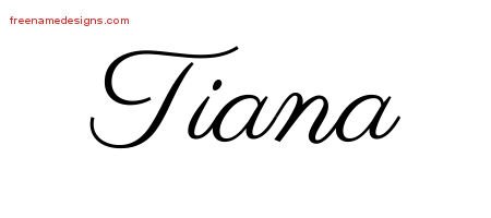tiana Archives - Free Name Designs