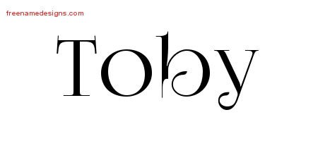 Vintage Name Tattoo Designs Toby Free Download - Free Name Designs