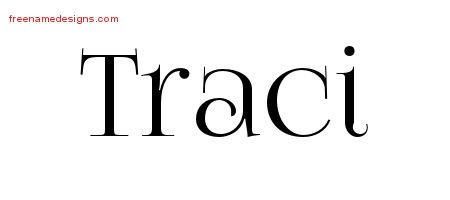 Vintage Name Tattoo Designs Traci Free Download - Free Name Designs