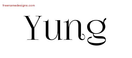Vintage Name Tattoo Designs Yung Free Download - Free Name Designs
